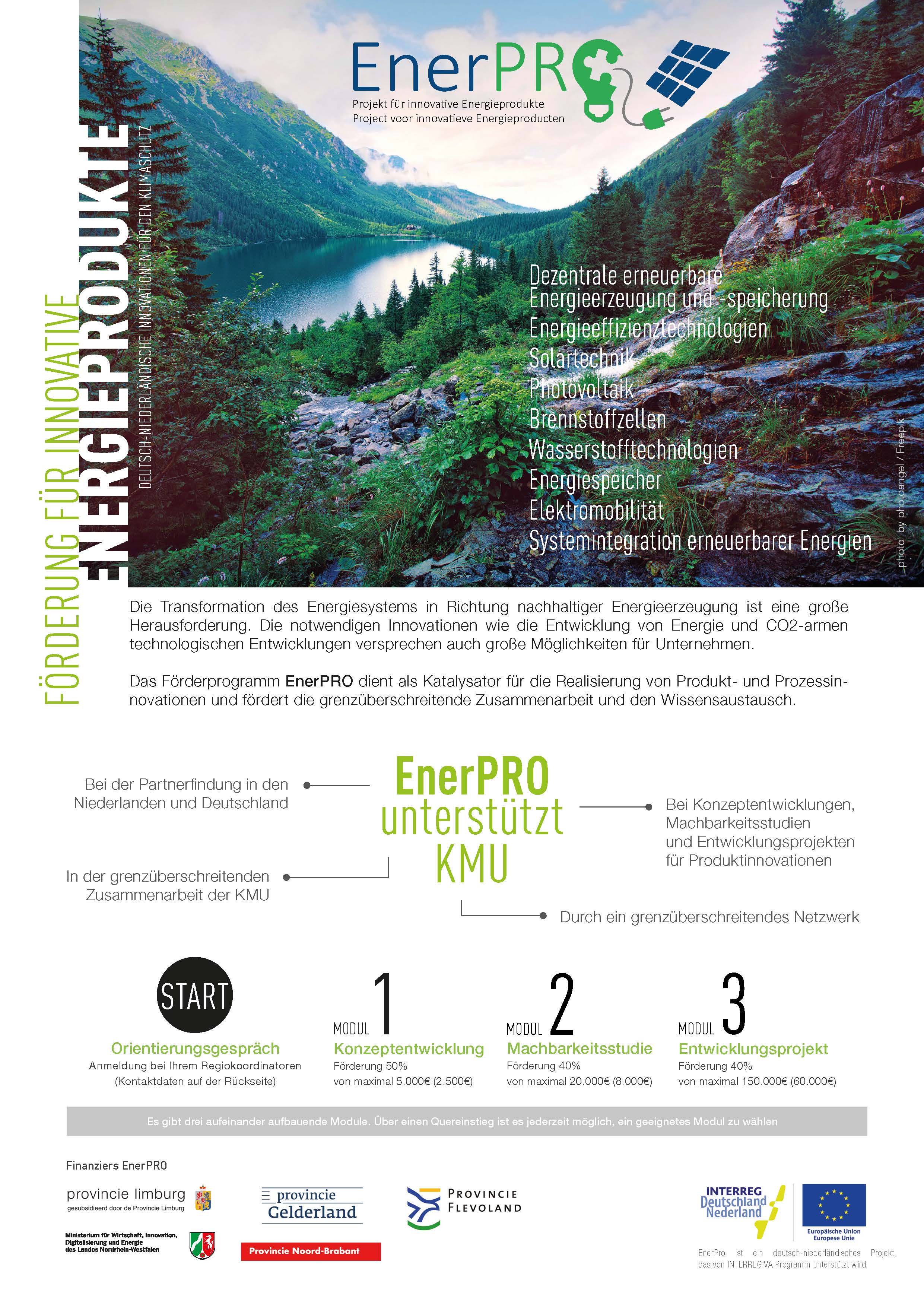 EnerPRO - Projekt für innovative Energieprodukte
